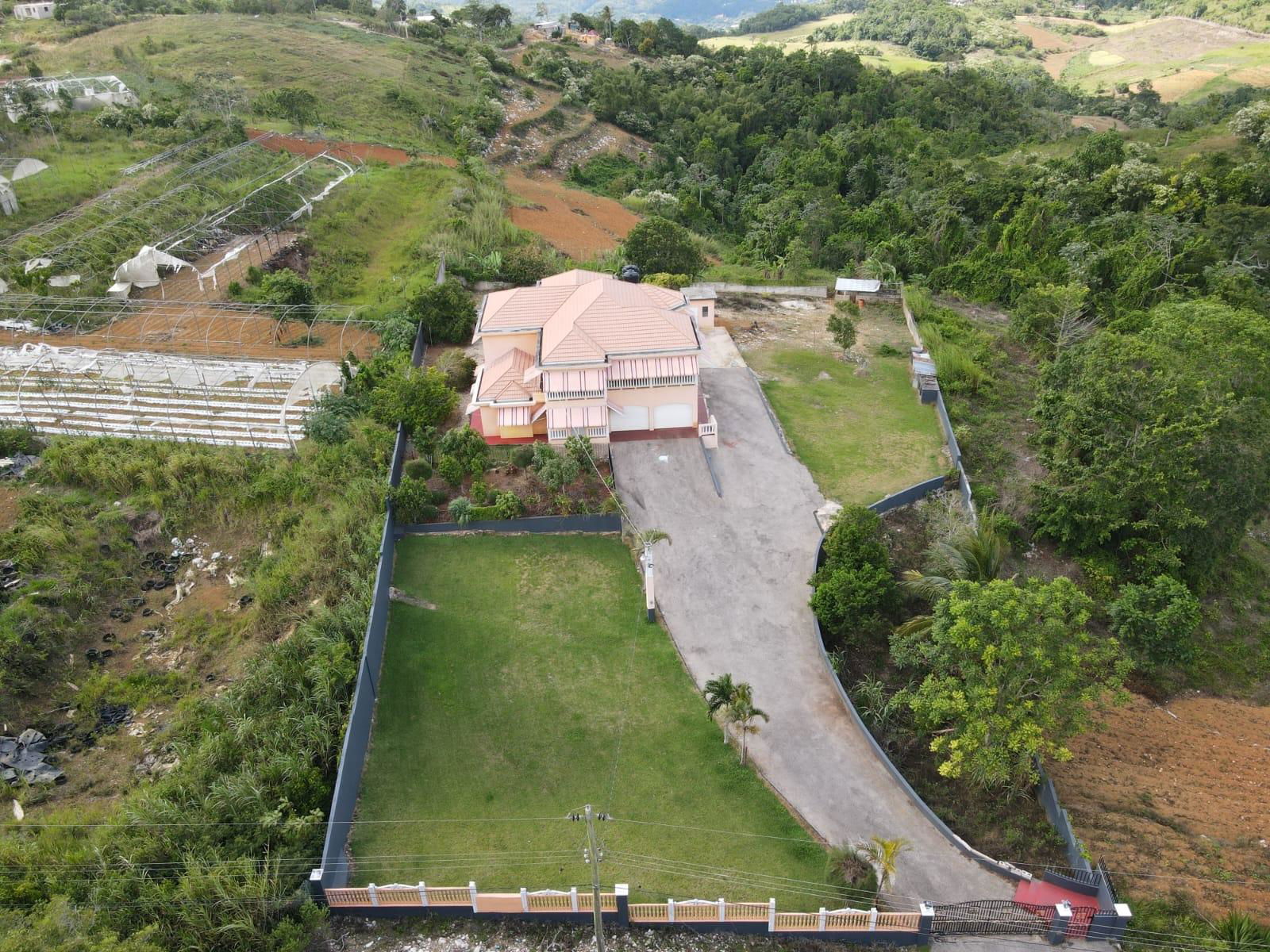 Charming 5-Bedroom Home on 2 Acres in Halifax, Manchester, Jamaica