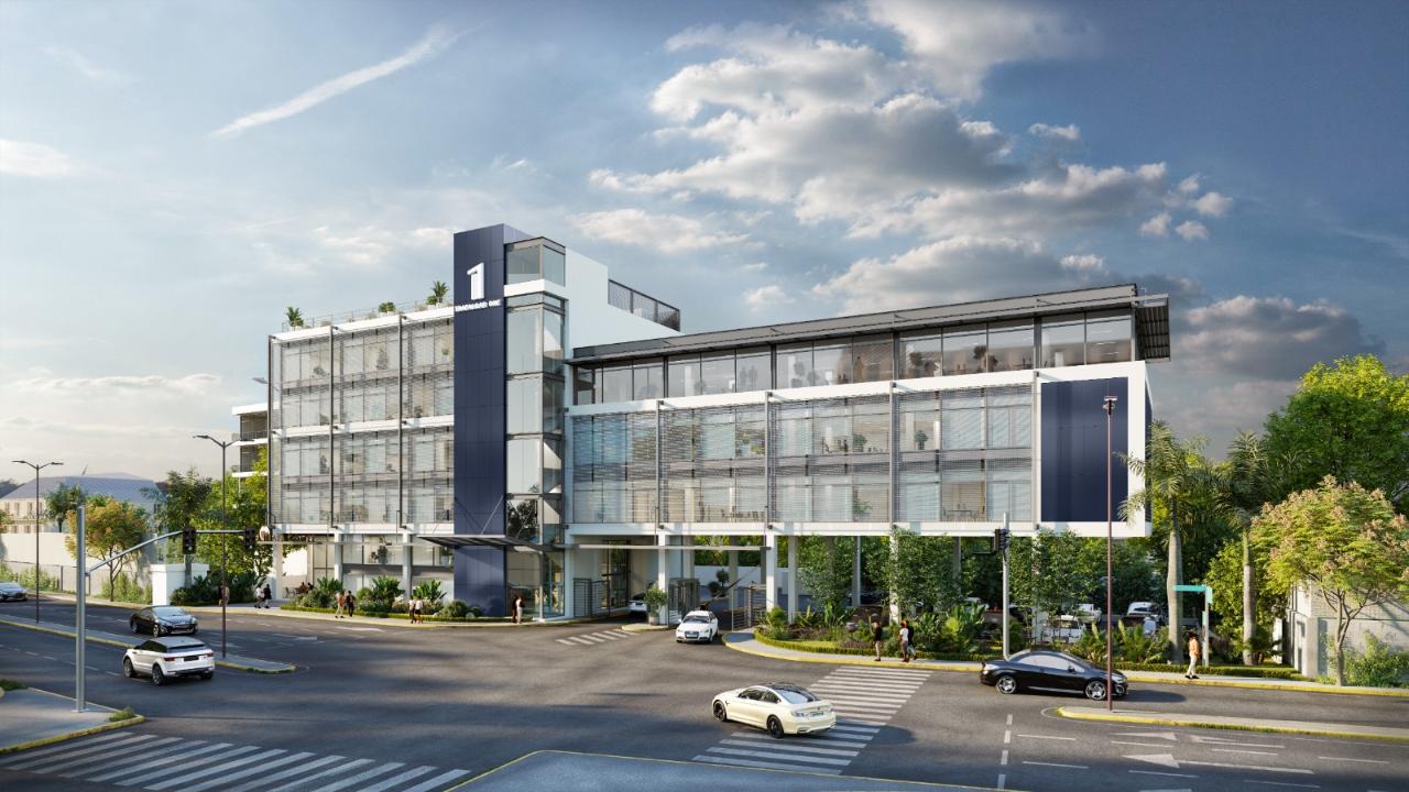 Modern 7-Story Commercial Building for Sale in New Kingston, Jamaica